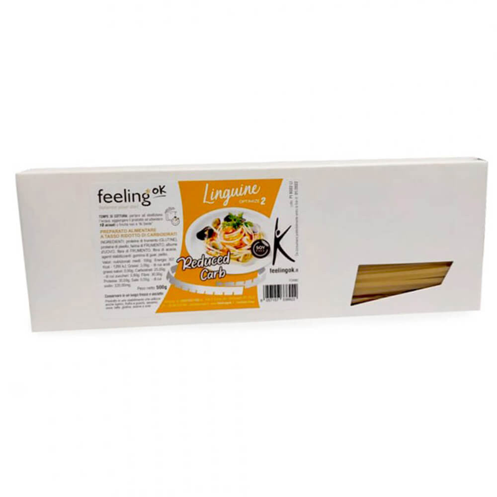 Pasta Linguine rico en proteínas y fibra low carb Optimize 500g Feelin