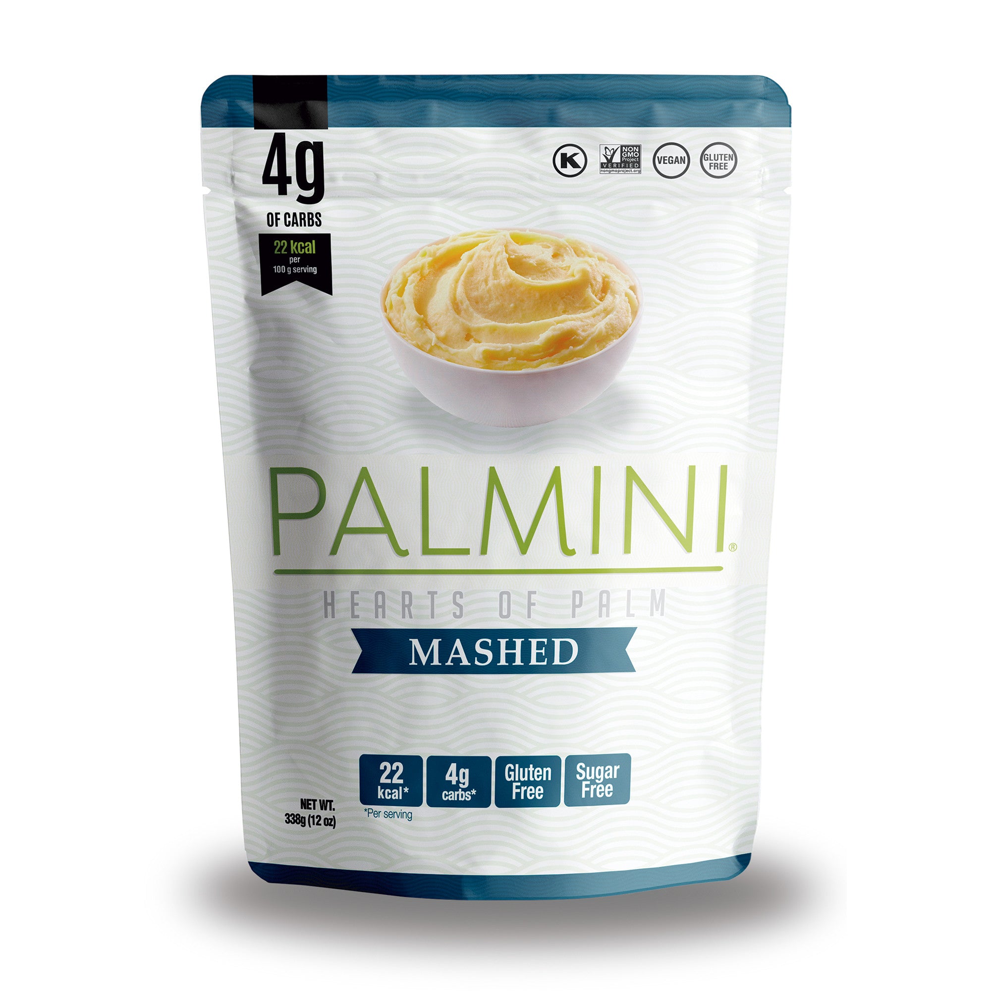 Palmini - Puré natural - 4 g de carbohidratos - Sin gluten - Paquete d